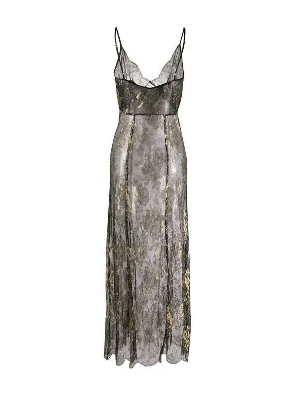 GILDA & PEARL Melitza Long Slip Dress