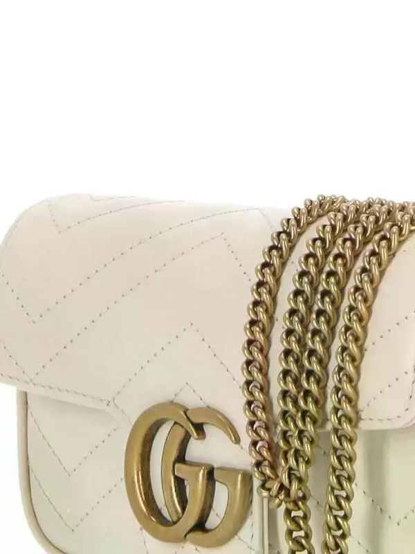 Gucci Super Mini Gg Marmont Shoulder Bag