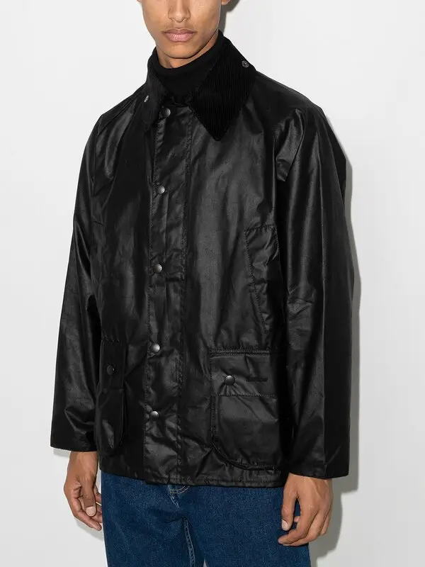 Barbour Bedale Wax Jacket - Black