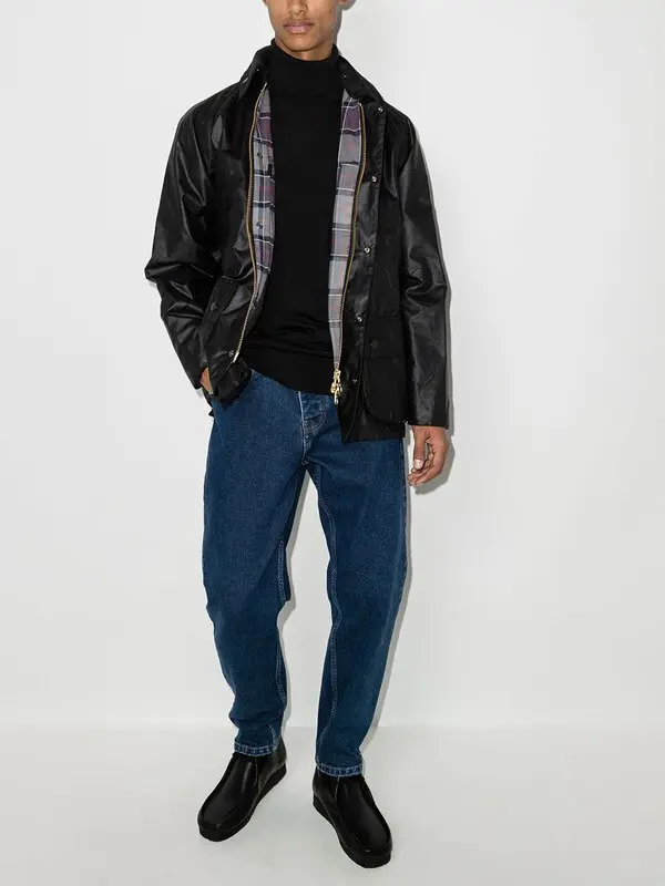 Barbour Bedale Wax Jacket - Black