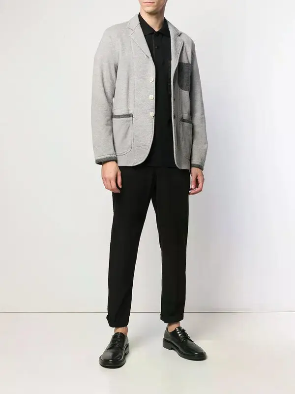 Comme Des Garçons Contrasting Details Straight Jacket