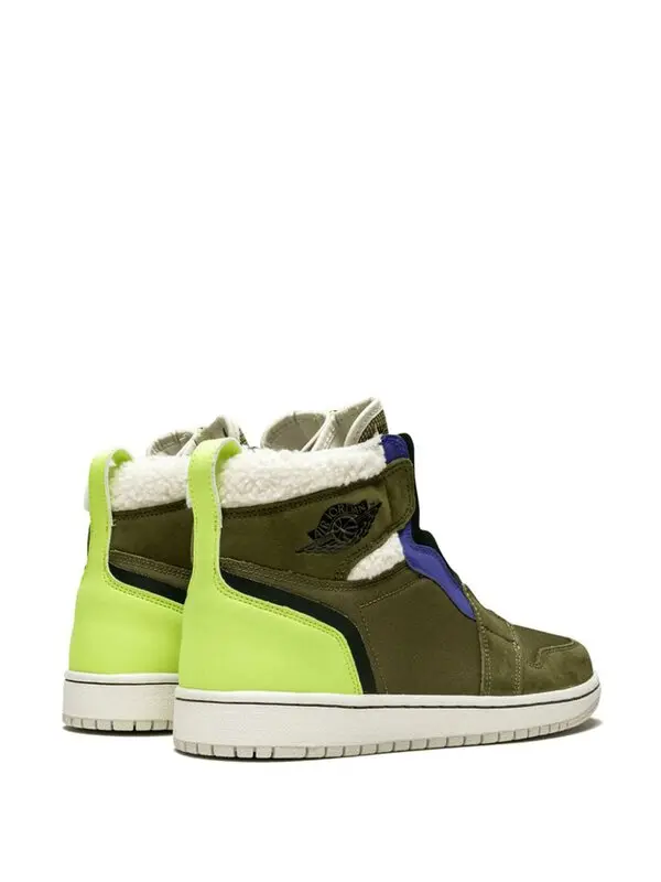 JORDAN Air 1 High Zip Up Sneakers - Green
