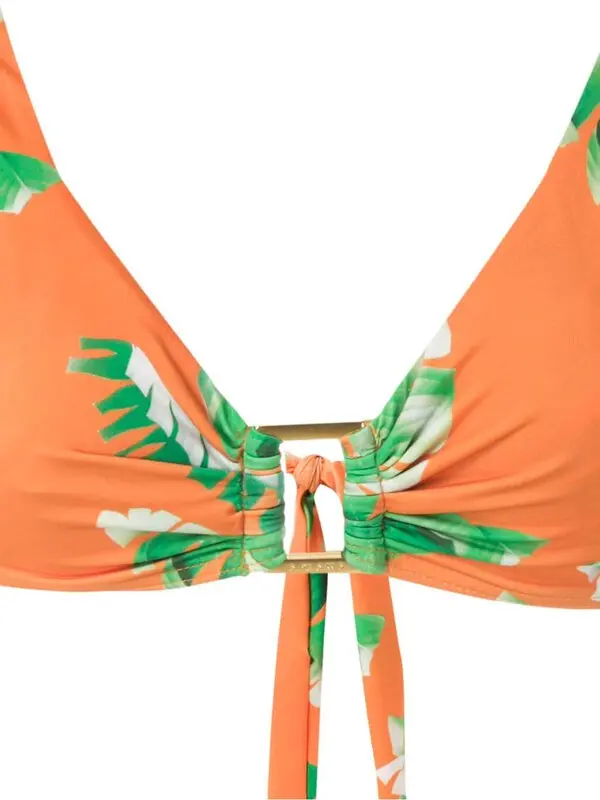 AMIR SLAMA Floral Print Bikini Set