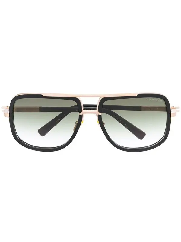 Dita Square Frame Sunglasses - Brown