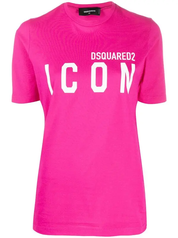 Dsquared2 Printed Logo T-shirt - Pink