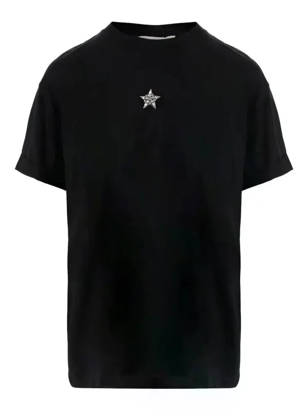 Stella McCartney Embellished Star T-shirt - Black