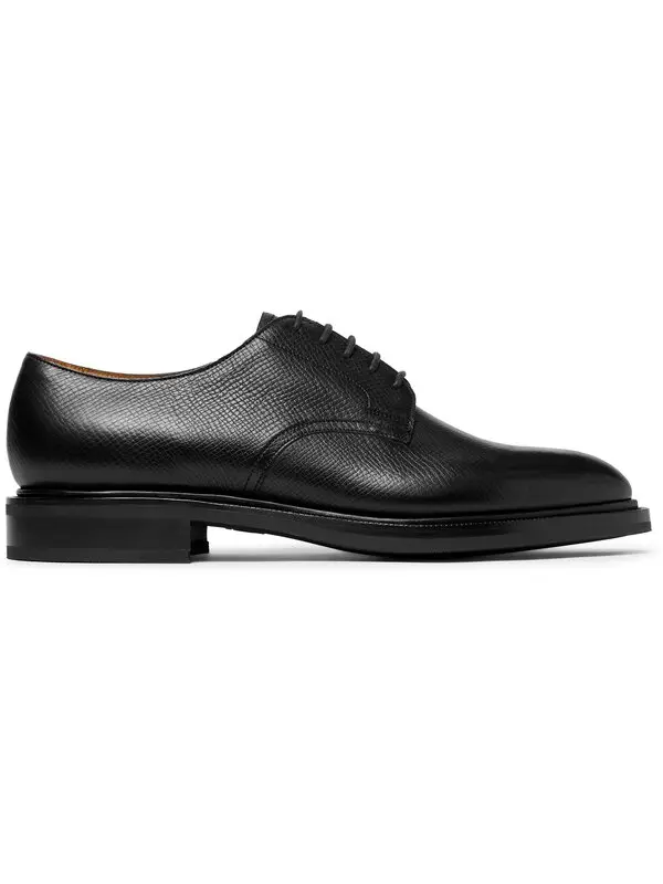 EDWARD GREEN Windermere Cross-grain Leather Derby Shoes Uk 11.5