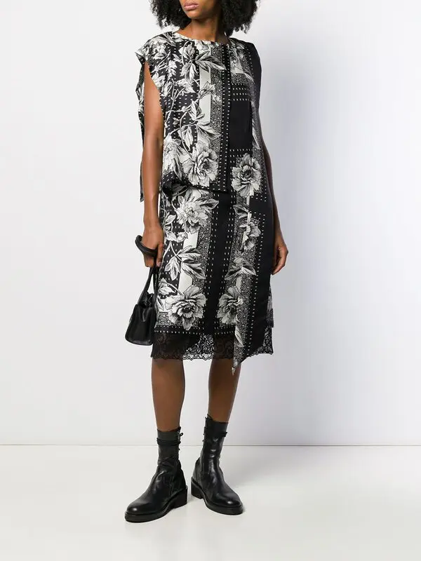 Antonio Marras Floral Print Dress