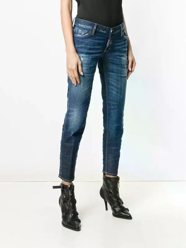 Dsquared2 Jennifer Cropped Jeans - Blue