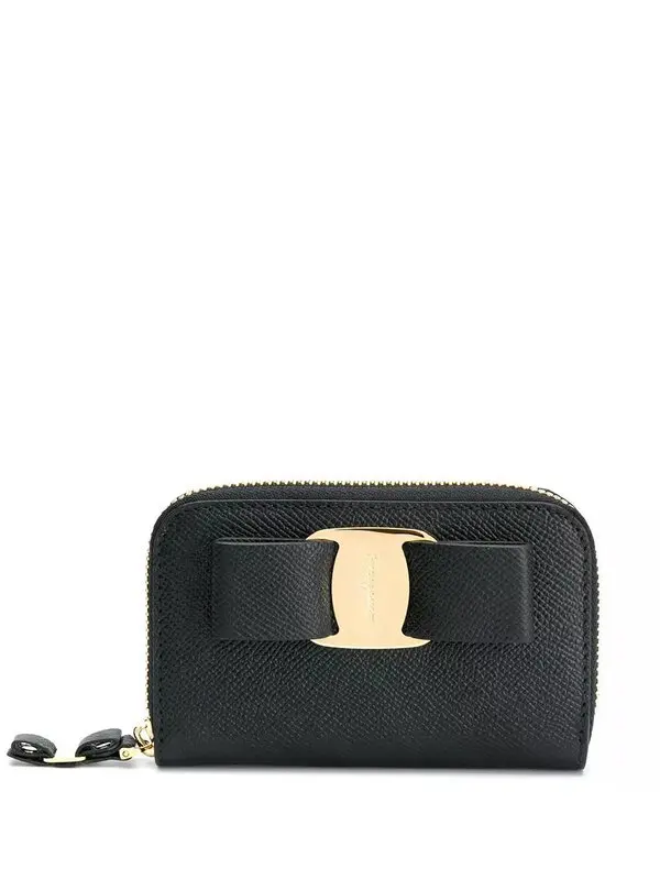 FERRAGAMO Bow Detail Purse - Black