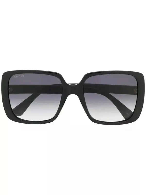 Gucci Square-frame Sunglasses - Black