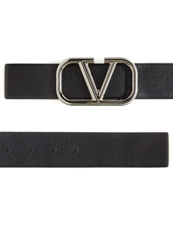 Valentino Garavani 40mm Vlogo Signature Belt - Black
