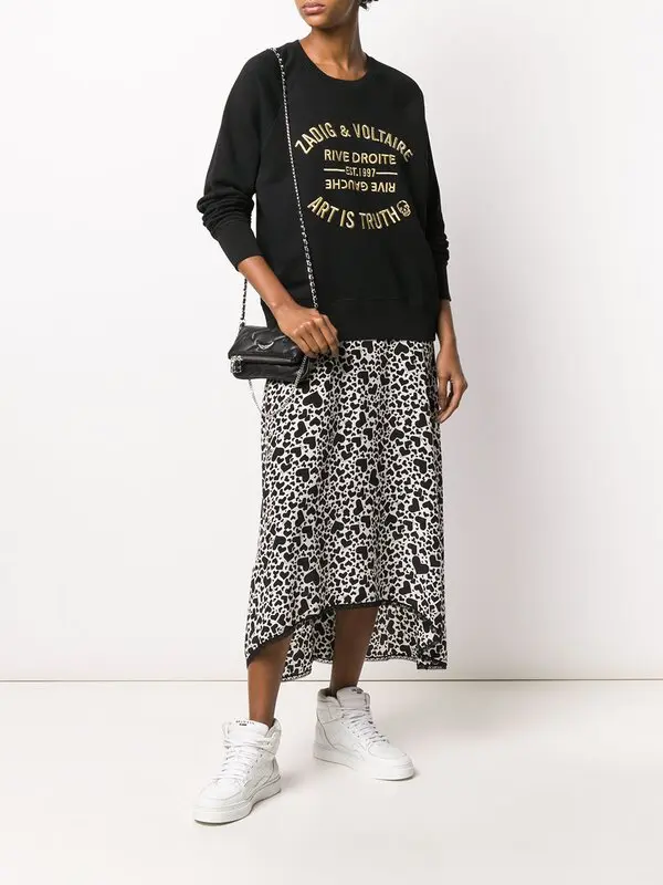Zadig&Voltaire Art Is Truth Embroidered Sweatshirt - Black