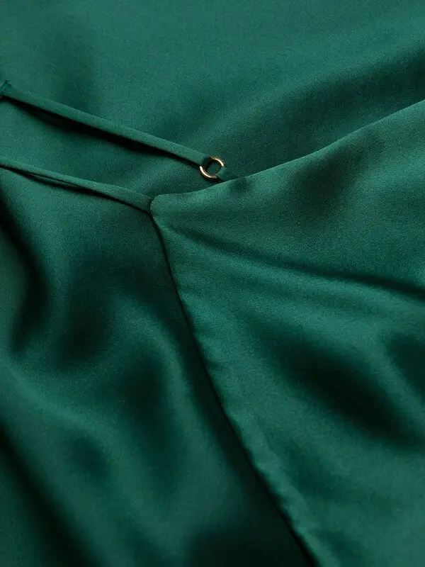 GILDA & PEARL Sophia Silk Top - Green