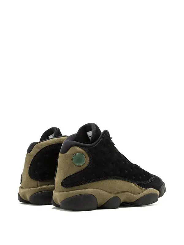 JORDAN Air 13 Retro Olive Sneakers - Black
