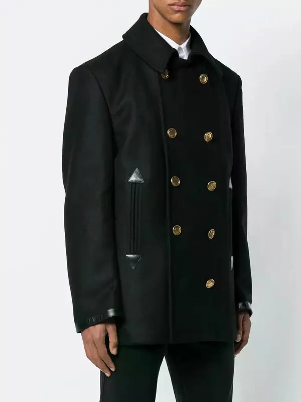 Givenchy Classic Pea Coat - Black