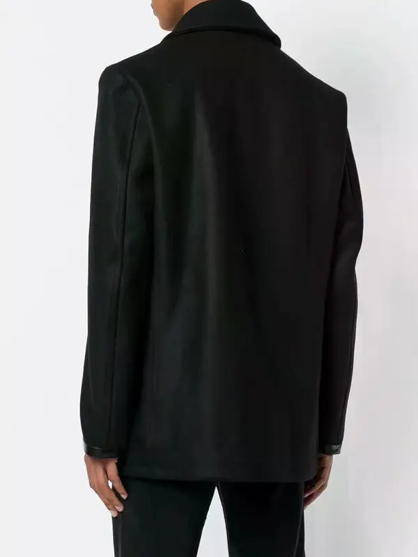 Givenchy Classic Pea Coat - Black