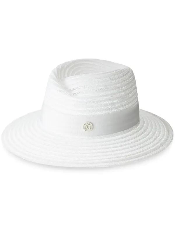 MAISON MICHEL Virginie Hat - White