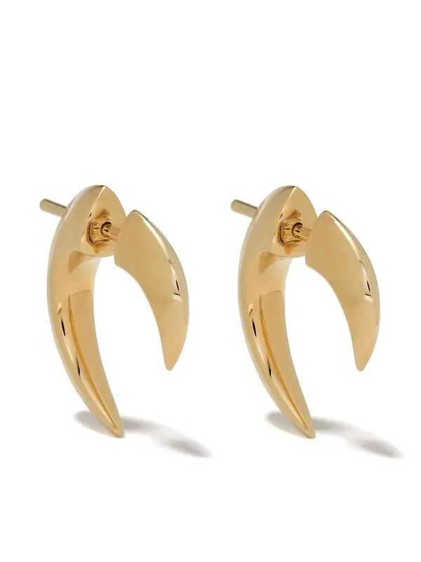 SHAUN LEANE Mini Talon Vermeil Earrings - Gold