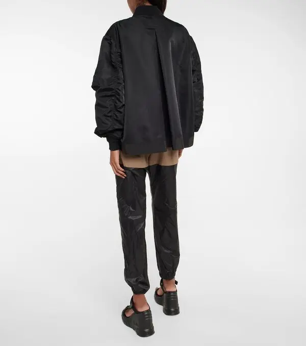 Sacai Nylon Bomber Jacket - Black