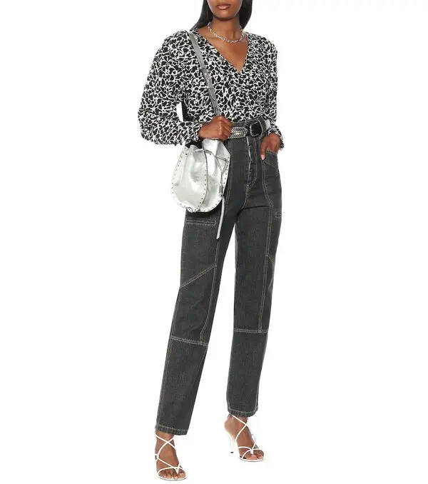 MARANT ETOILE Floral Wrap Blouse