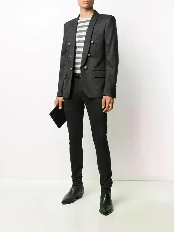 Balmain Decorative Button Blazer