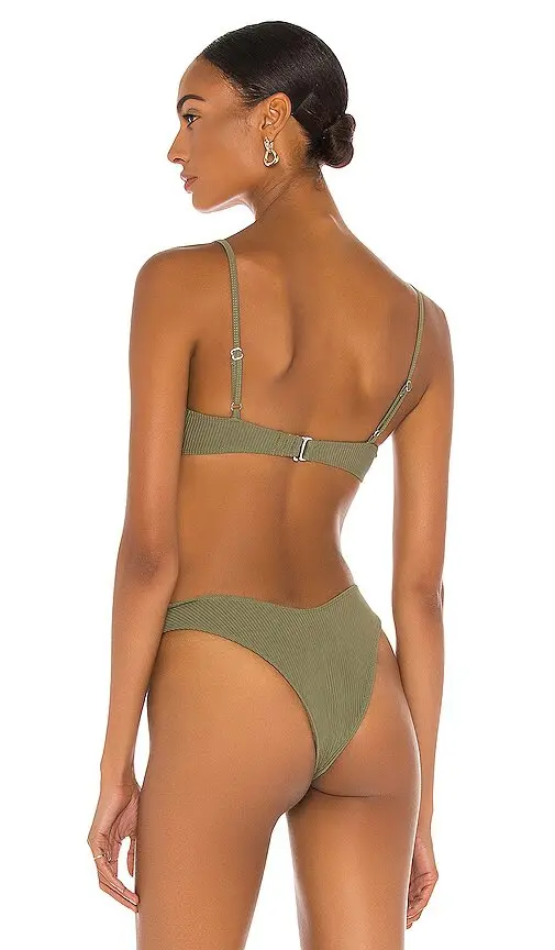 CAMILA COELHO Harbor Top - Olive Green