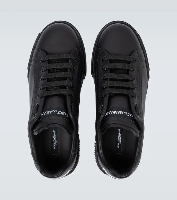 Dolce & Gabbana Port Light Leather Sneakers