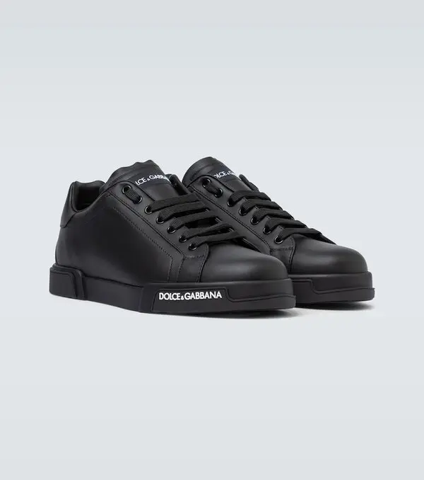 Dolce & Gabbana Port Light Leather Sneakers