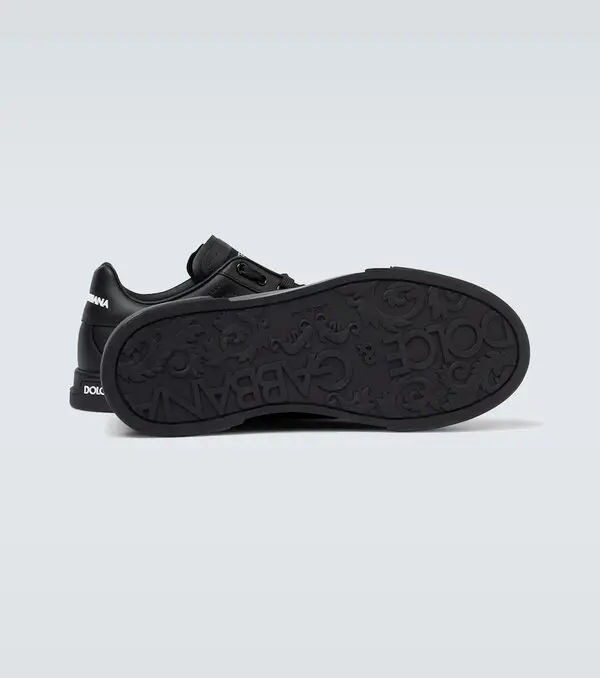 Dolce & Gabbana Port Light Leather Sneakers