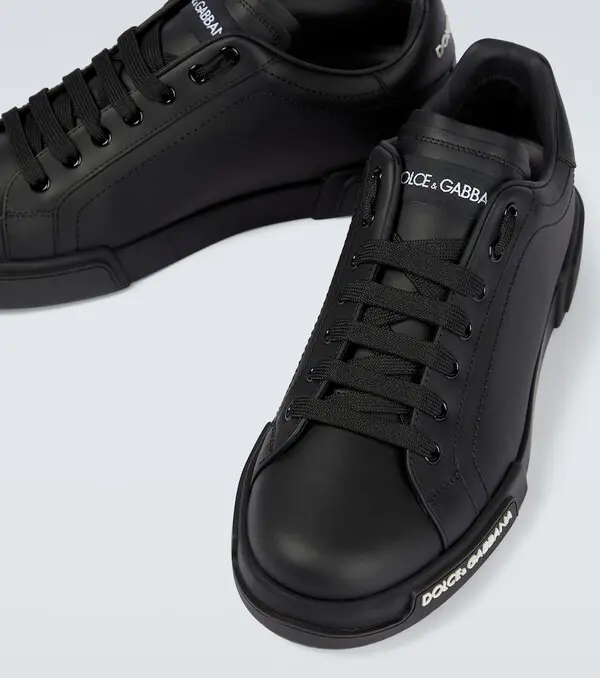 Dolce & Gabbana Port Light Leather Sneakers