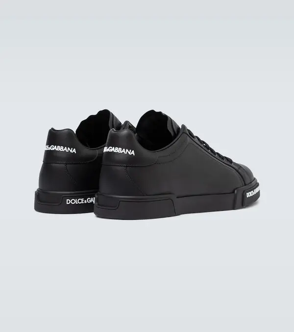 Dolce & Gabbana Port Light Leather Sneakers