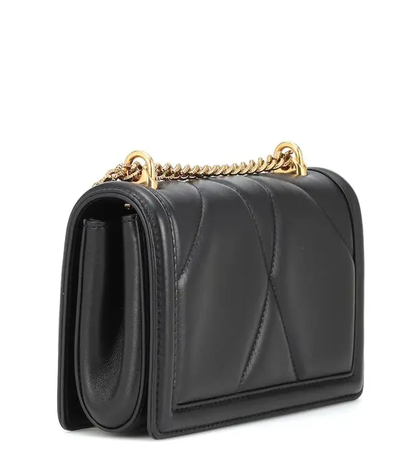 Dolce & Gabbana Devotion Medium Leather Shoulder Bag