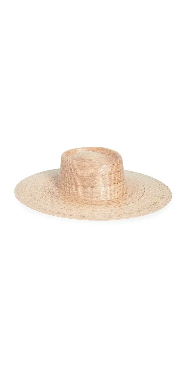 Lack Of Color Palma Wide Brim Straw Boater Hat - Natural