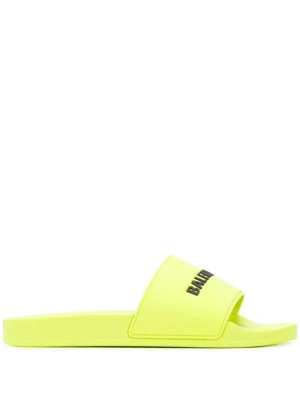 Balenciaga Logo Slip-on Slides