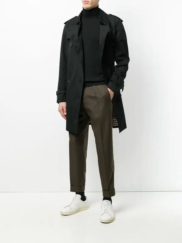 DRUMOHR Fine-knit Roll Neck Sweater - Black