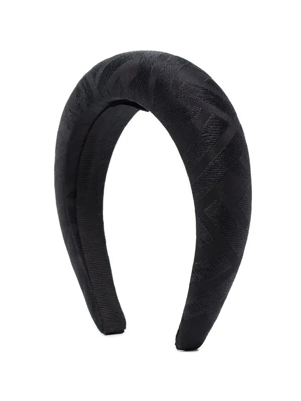 Fendi Ff Padded Silk Hairband