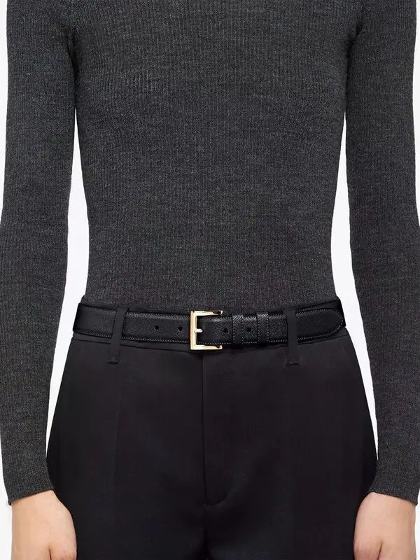 Prada Adjustable Buckled Belt - Black
