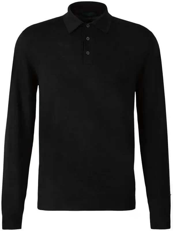 ZANONE Fine-knit Polo Shirt