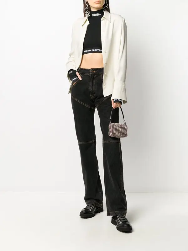 Alexander Wang Wangloc Rhinestone Mini Pouch