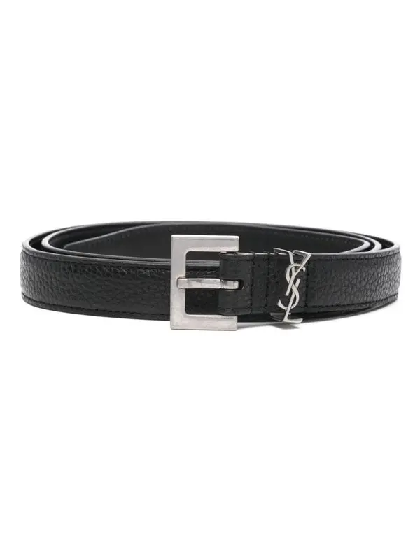 Saint Laurent 2024 Cruise Belt - Black