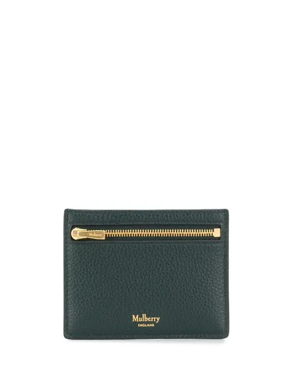 Mulberry Compact Logo Cardholder - Green