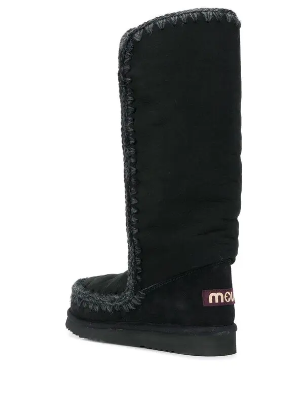 Mou Woven Detail Boots