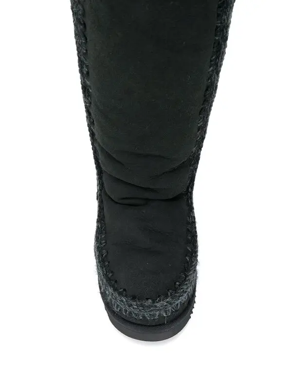 Mou Woven Detail Boots
