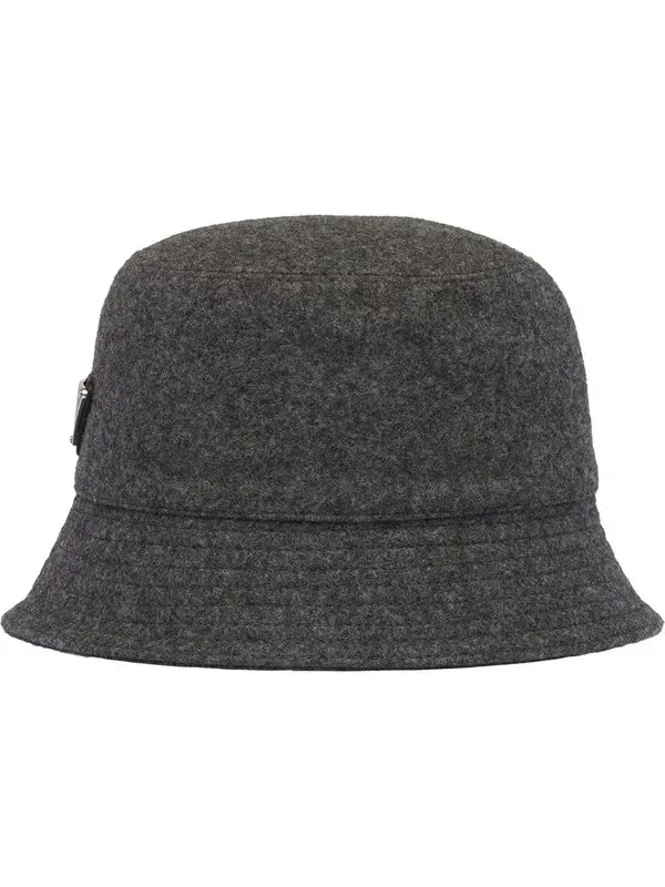 Prada Loden Rain Hat - Grey