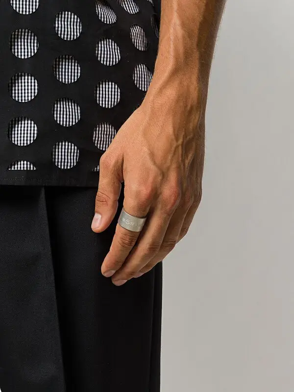 MAISON MARGIELA Numbers Engraved Band Ring
