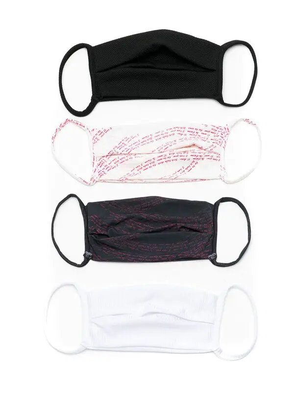 AMIR SLAMA Pleated Face Masks - Multicolour