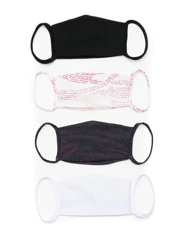 AMIR SLAMA Pleated Face Masks
