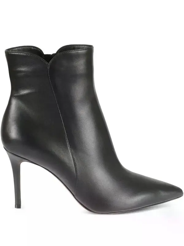 GIANVITO ROSSI Levy Leather Ankle Boots