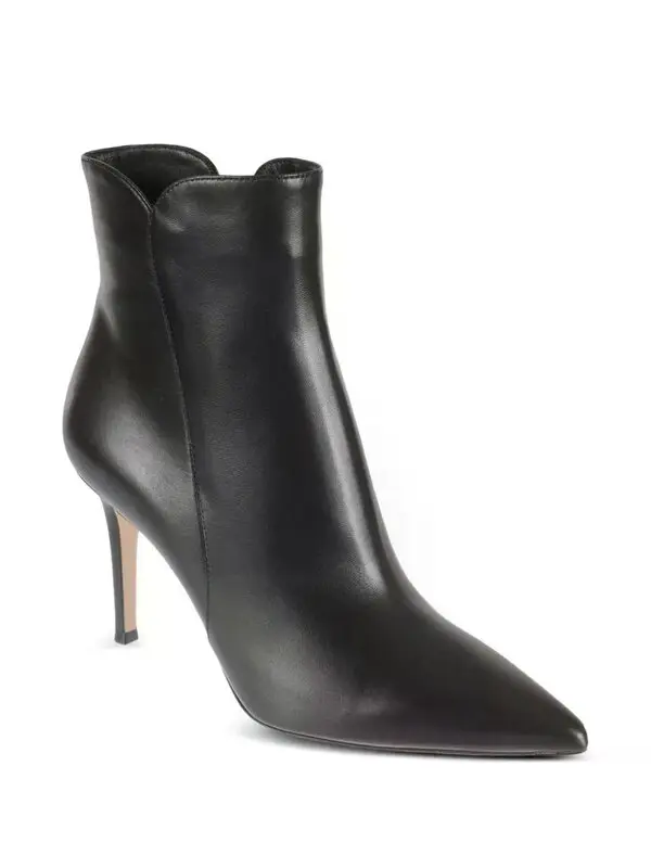 GIANVITO ROSSI Levy Leather Ankle Boots